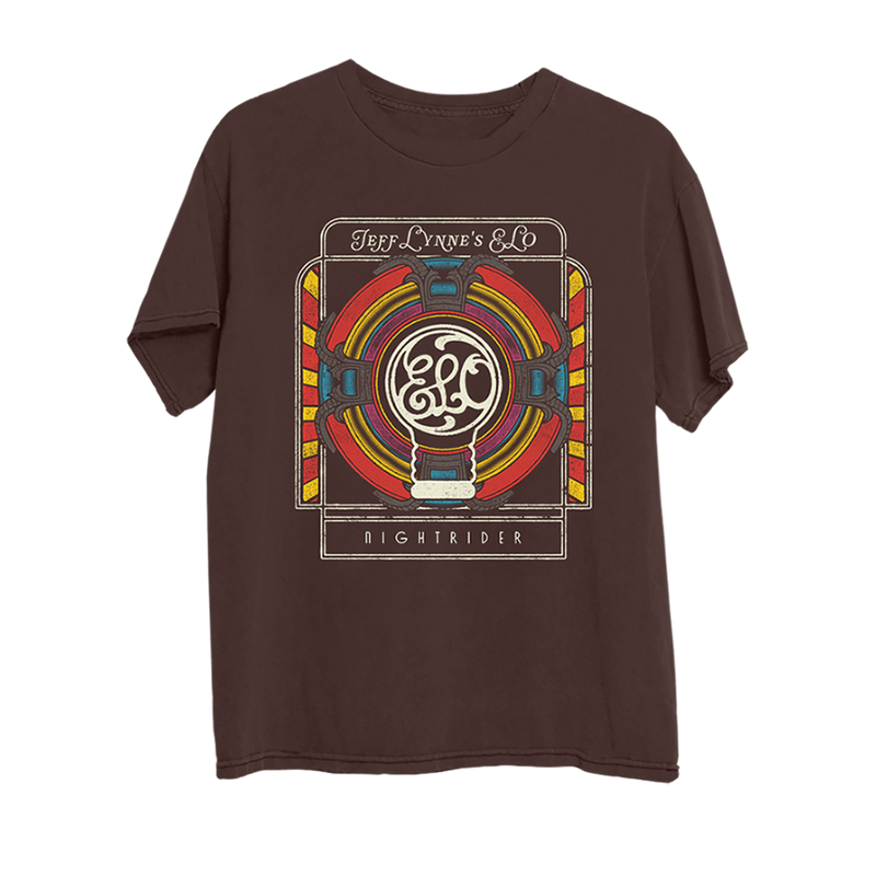 Nightrider T-Shirt (Brown) - Jeff Lynne’s ELO Official Store