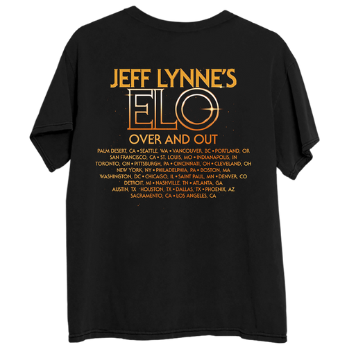 Over and Out 2024 US Tour T-Shirt - Jeff Lynne’s ELO Official Store
