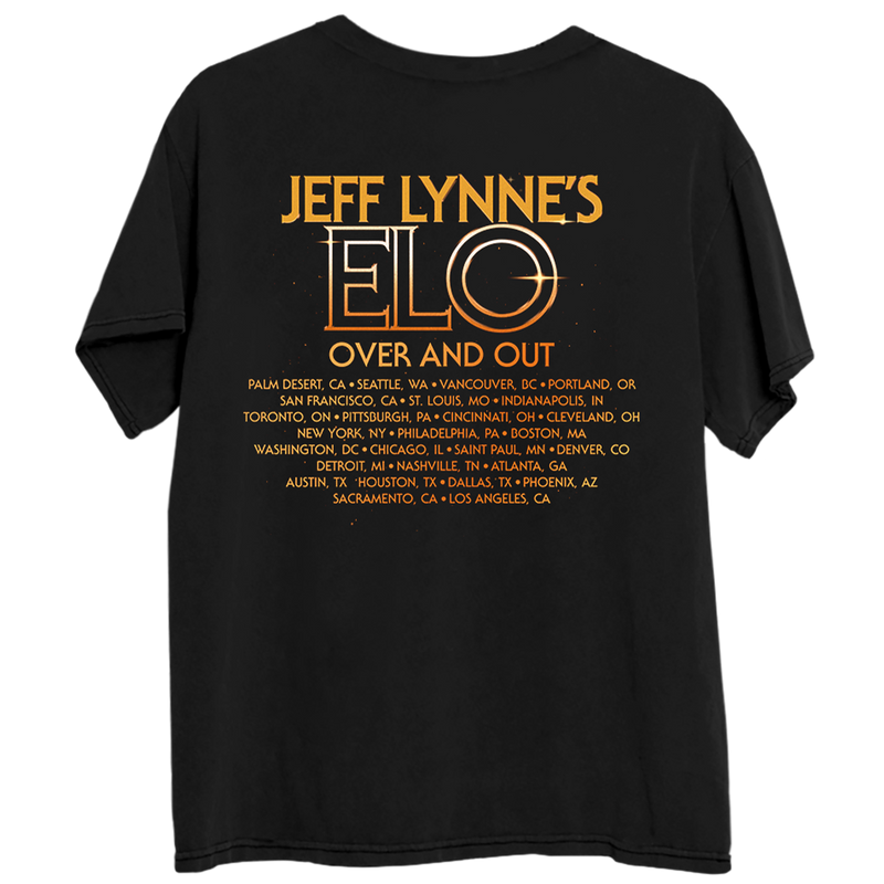 Over and Out 2024 US Tour T-Shirt - Jeff Lynne’s ELO Official Store